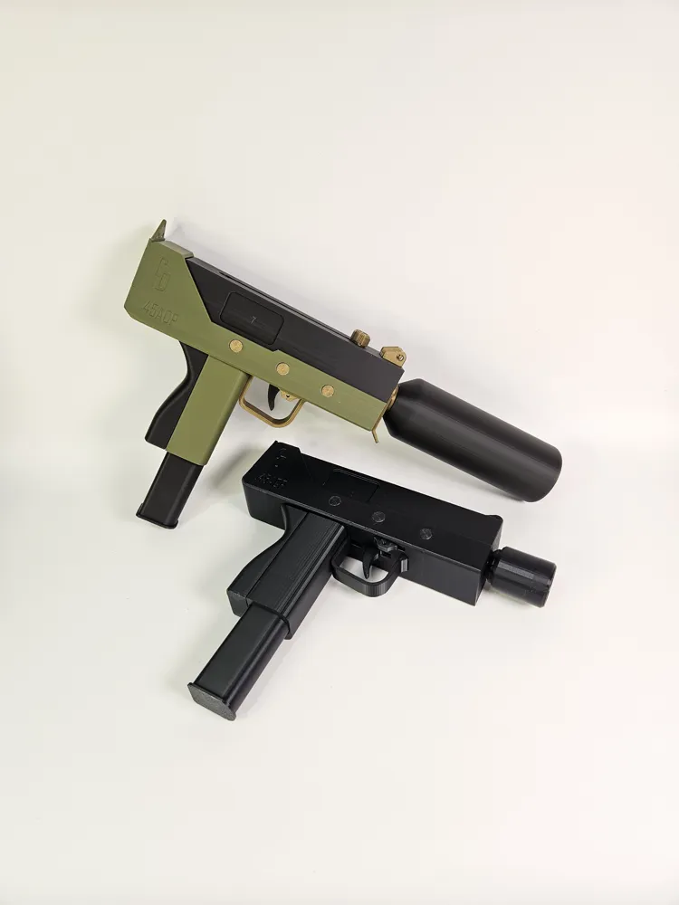 Tactical Mac 10 Prop SMG With Suppressor NO AMS by Caziuz Designs ...