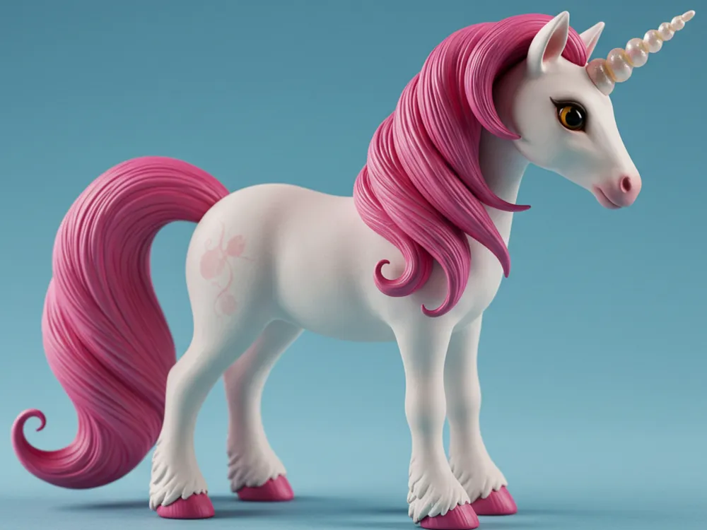 Cute Unicorn - Free 3D Print Model - MakerWorld