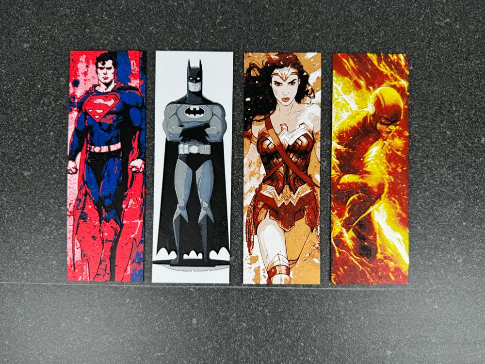 DC Comics - Bookmark Collection #1 by Canadian Gamer MakerWorld ...
