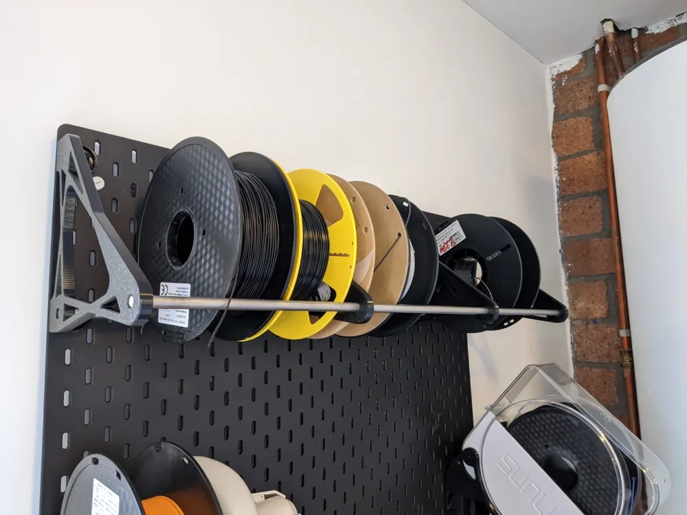 Skadis Filament Rack, Spool storage T-Clip system! by Thymen - MakerWorld