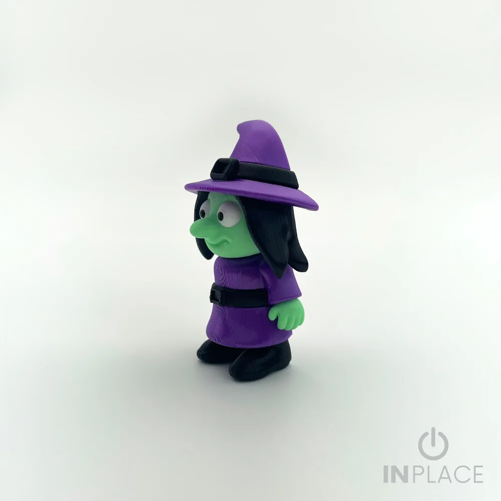 Cute Witch Articulated - Free 3D Print Model - MakerWorld