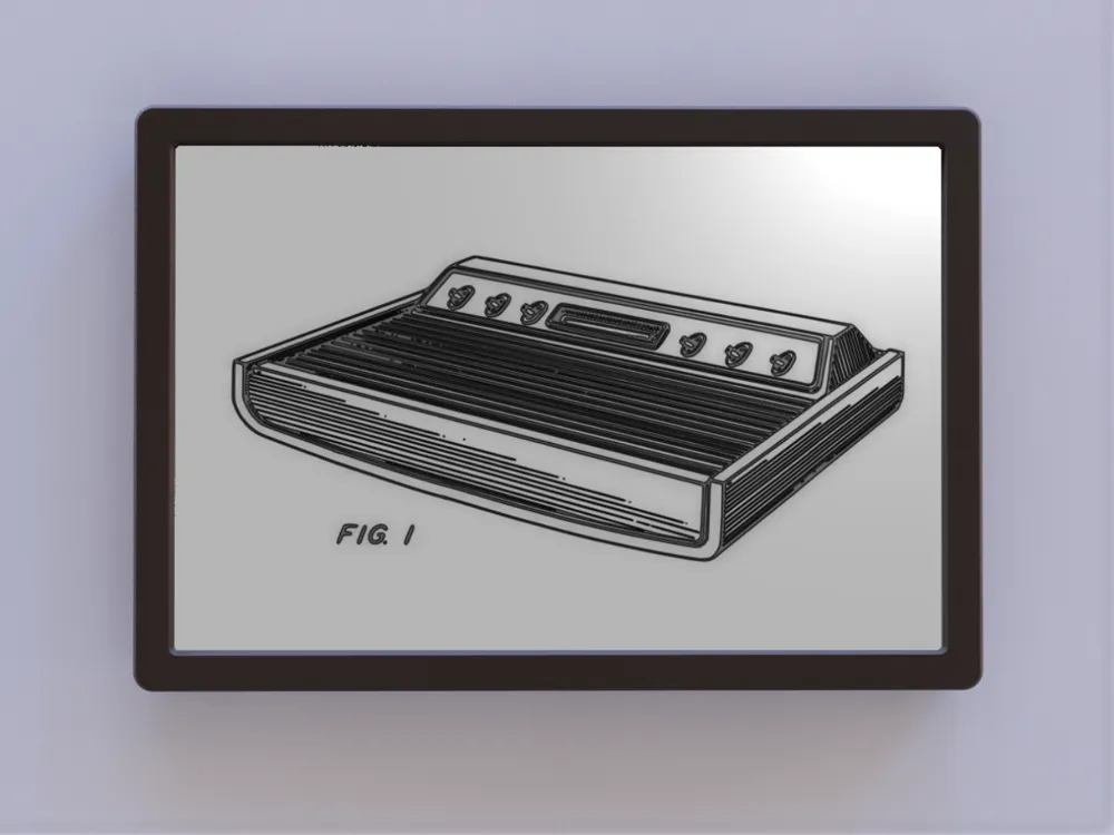 Atari Patent Art by Ken Mills - MakerWorld
