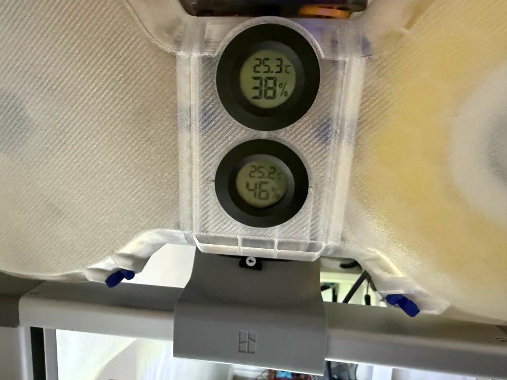 AMS Lite Top Mount Screw Low Profile Filament Box - Free 3D Print Model ...