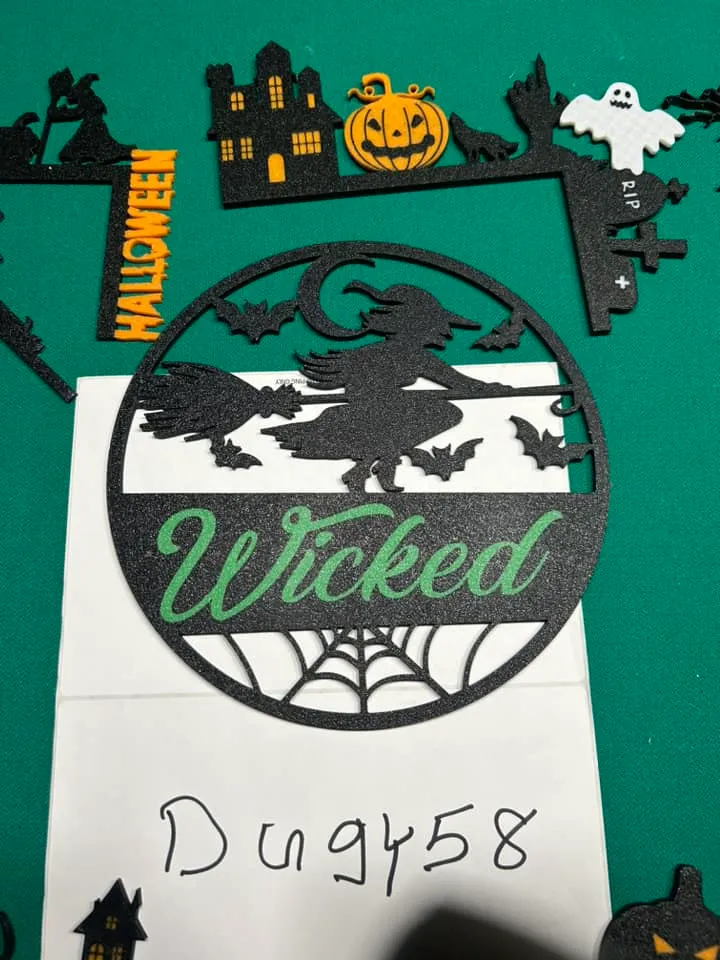 Wicked Wall Hanging. Original pic in Album. - Free 3D Print Model ...