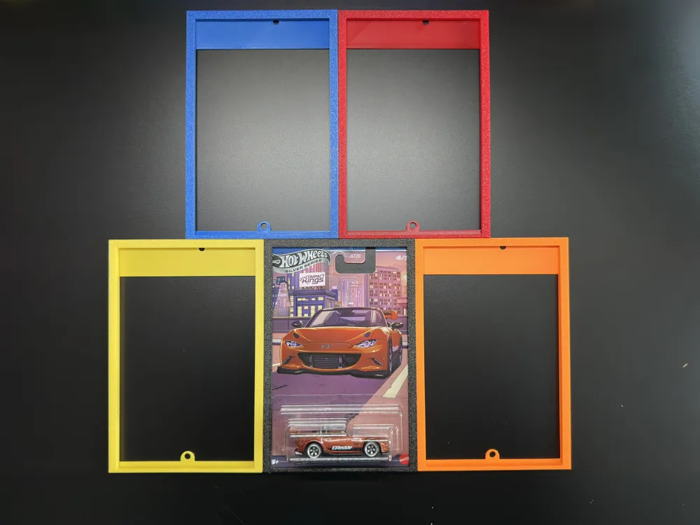 Hot Wheels Silver Series wall decoration frame - Free 3D Print Model ...