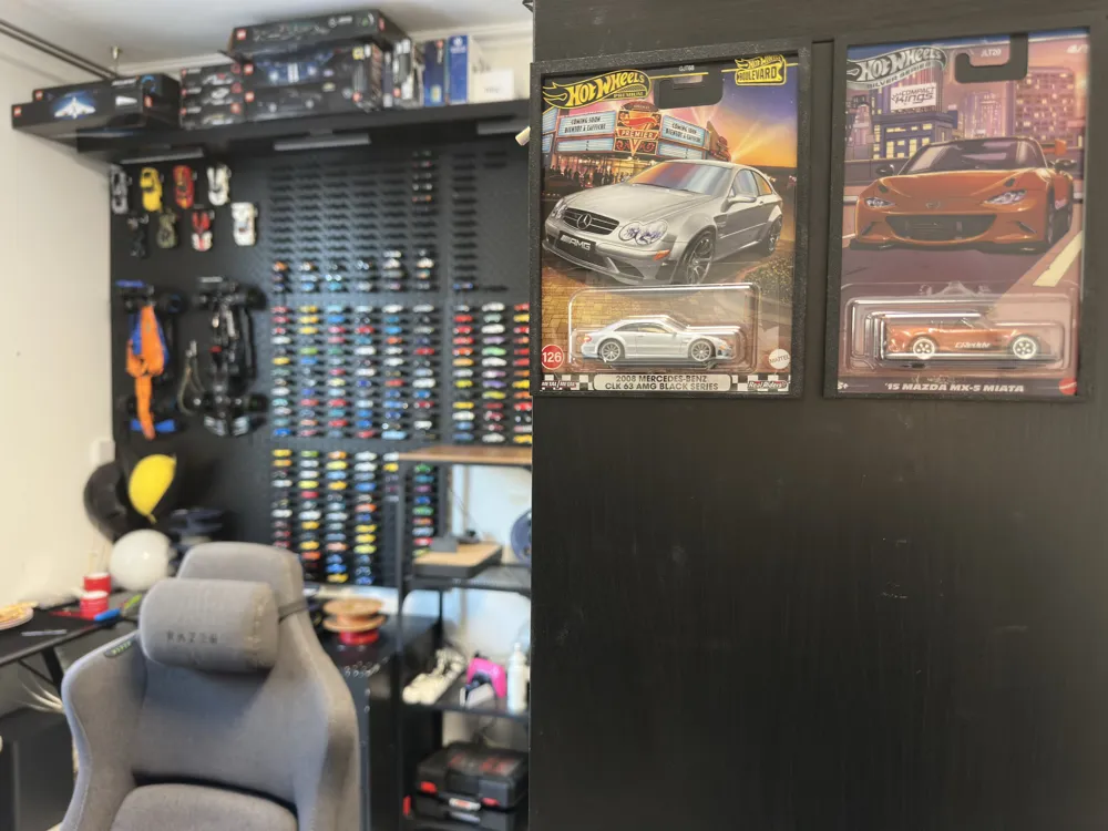 Hot Wheels Silver Series wall decoration frame - Free 3D Print Model ...