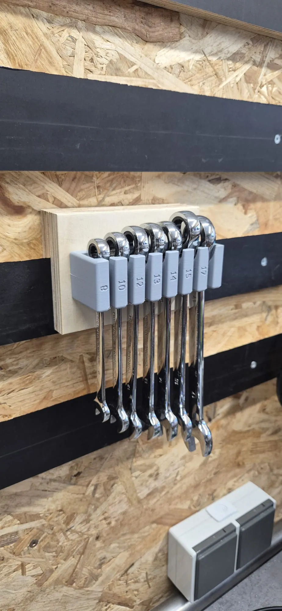 Combination Wrench Holder SW 8 - 17 by eric_mlr MakerWorld: Download ...