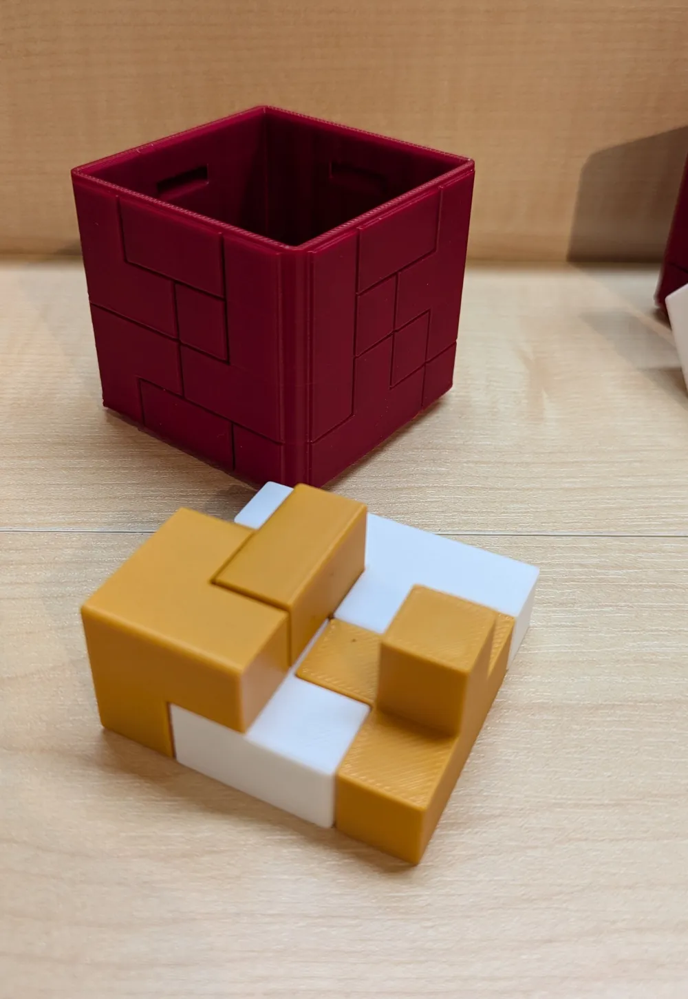 Cube Puzzle ( 4 x4) 14parts - Free 3D Print Model - MakerWorld