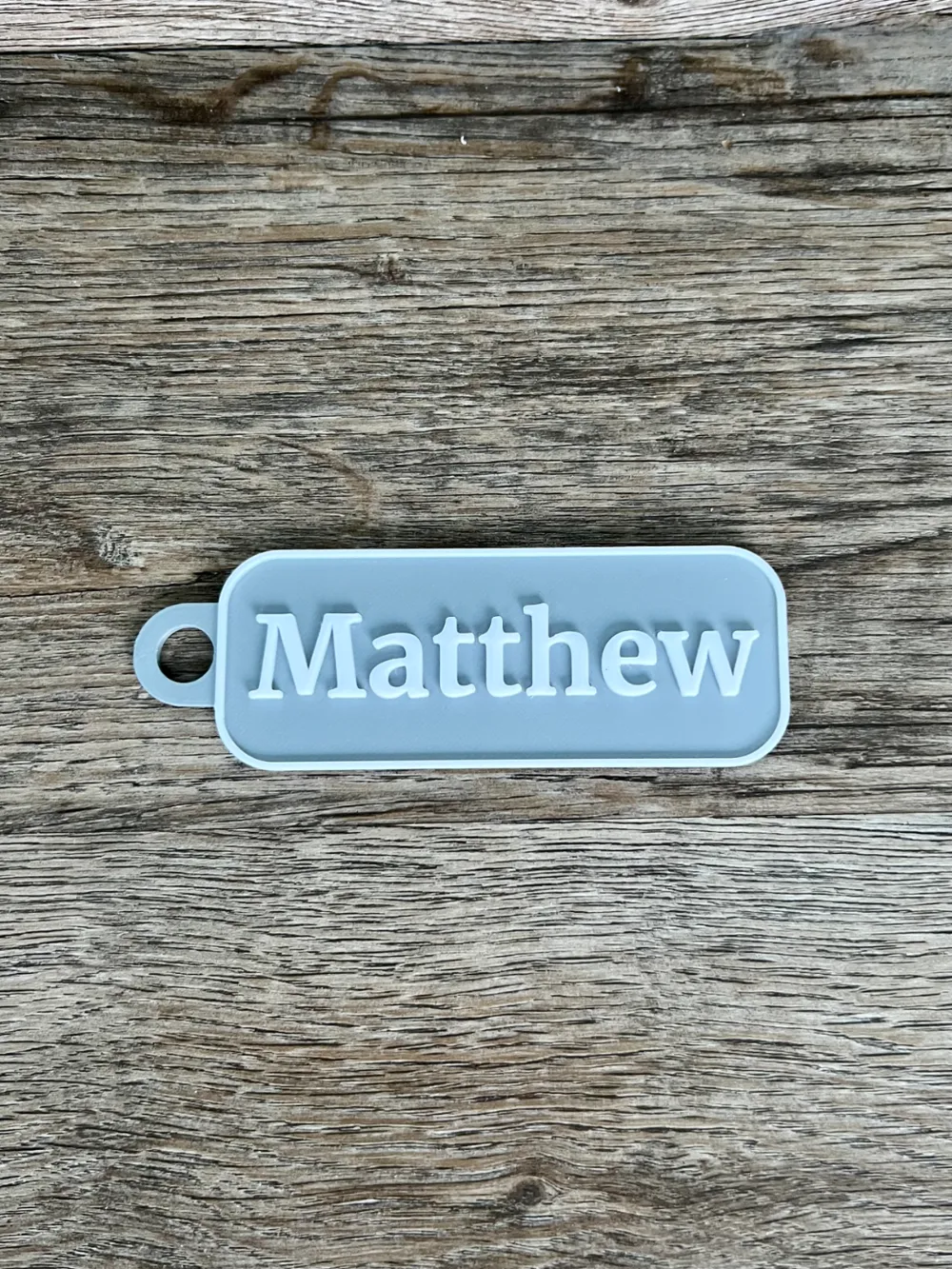 A Keychain with the name Matthew (Customizable) - Free 3D Print Model ...