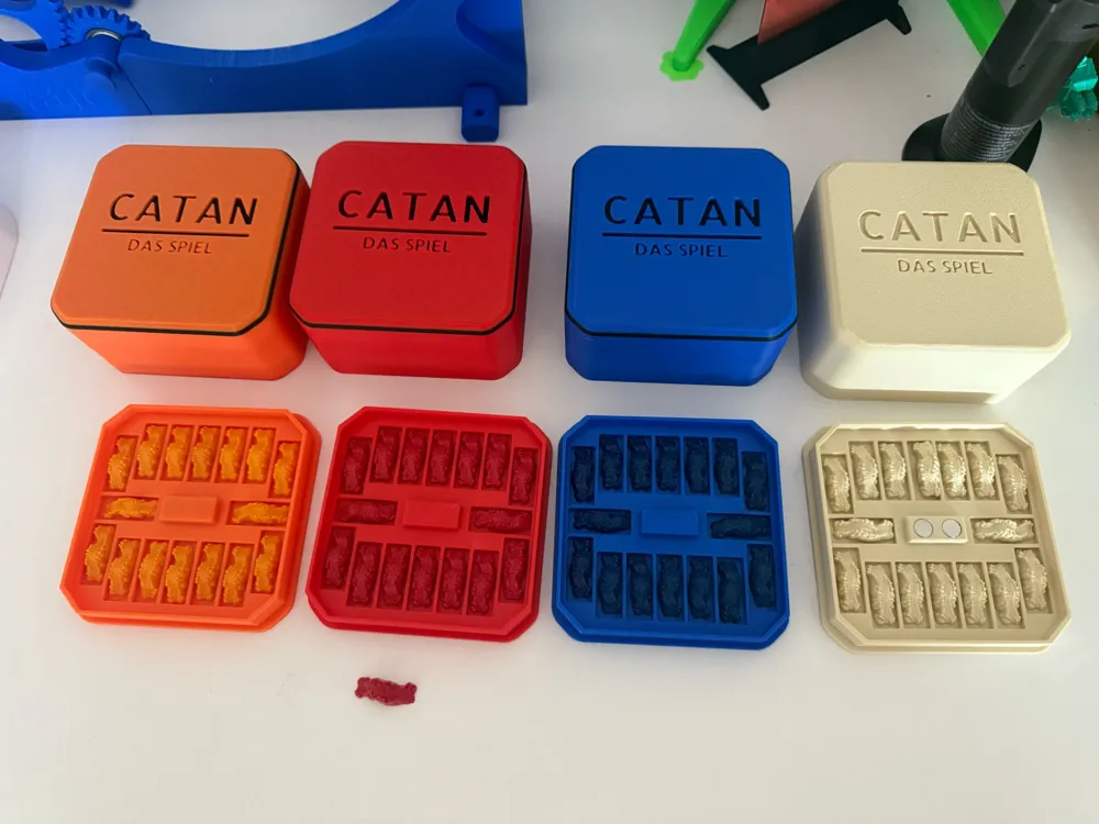 Catan Game Piece Box (Plastic Version) by 3D Basti MakerWorld: Download ...