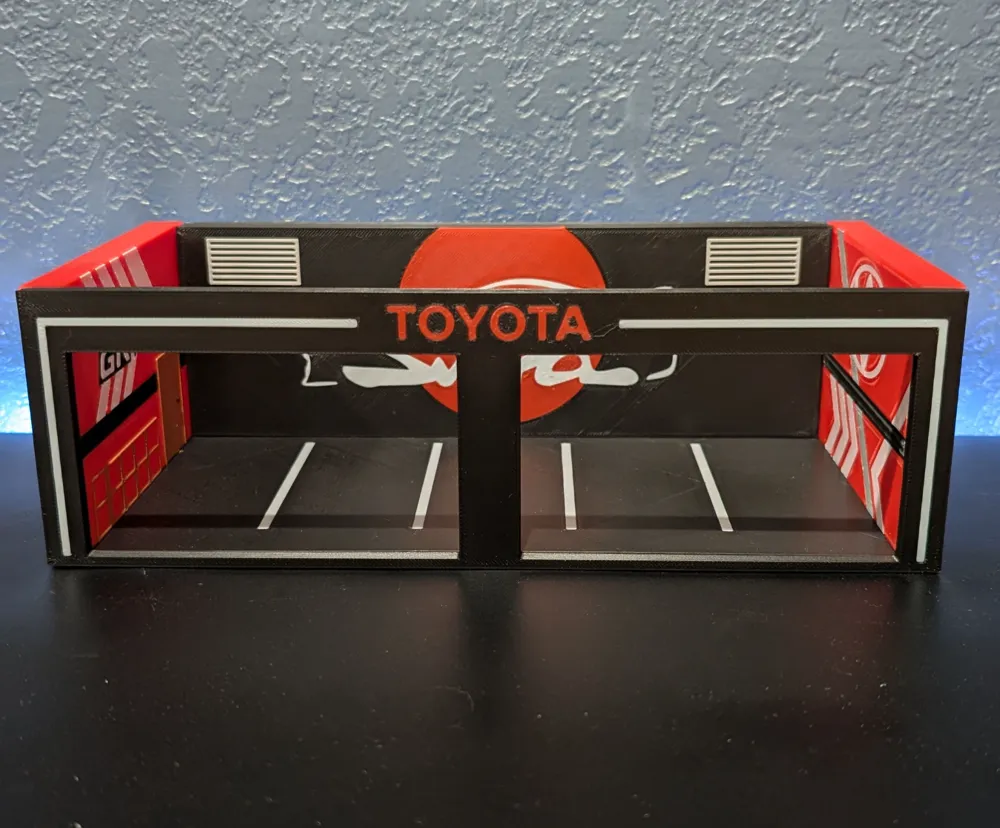 Toyota Supra Garage 1:64 Diorama by Kevin - MakerWorld