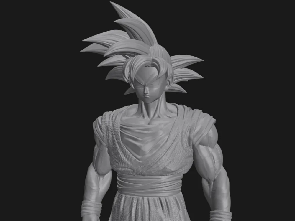 Son Goku Normal Form Saiyajin Dragonball by AK Print Factory MakerWorld ...