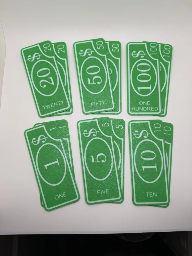 Play Money – Educational Money (75% Scale) - Free 3D Print Model ...