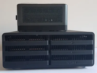 6 bay 2.5 HDD enclosure by DIY_3D MakerWorld: Download Free 3D Models
