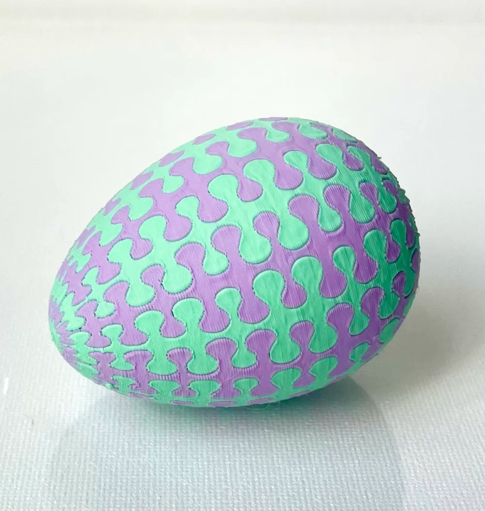 Easter Egg Design 3 Squiggles by KNDesigns3D - MakerWorld