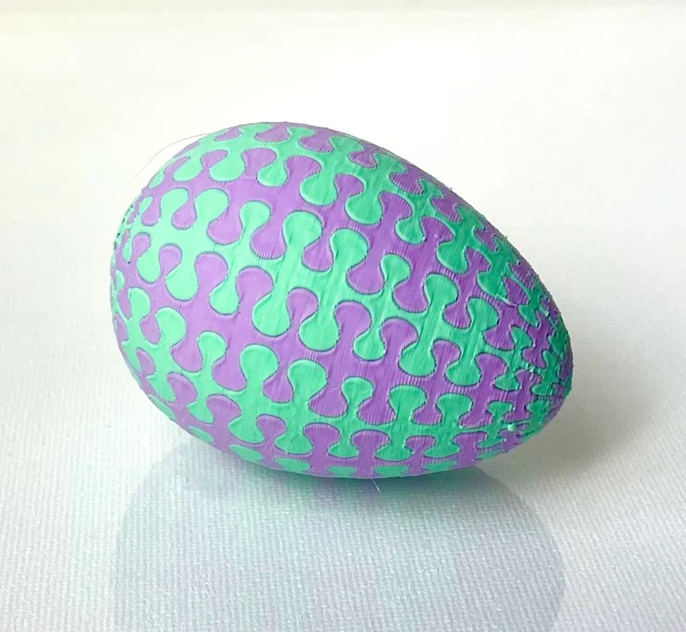 Easter Egg Design 3 Squiggles by KNDesigns3D - MakerWorld