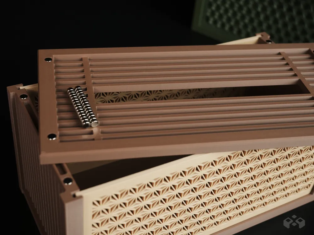 Tissue Dispenser Rectangular Kumiko Design by Meyui - MakerWorld