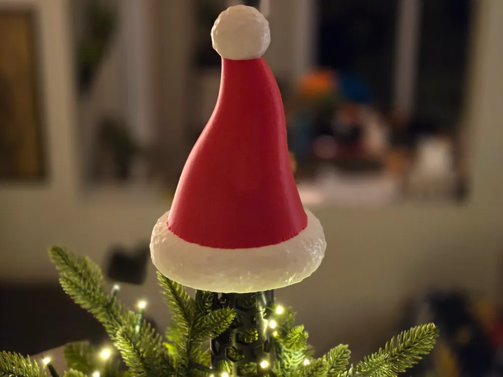 Santa Claus Hat - Christmas/Holiday Tree Topper by Nyg By Design ...