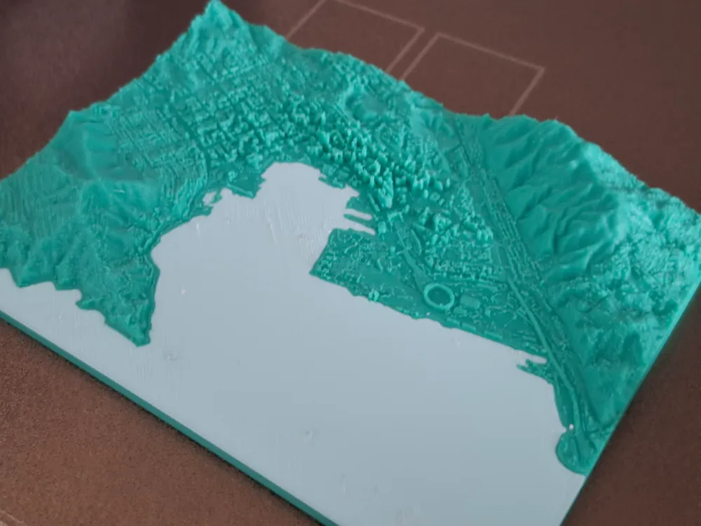 Wellington, New Zealand - topographic map - Free 3D Print Model ...