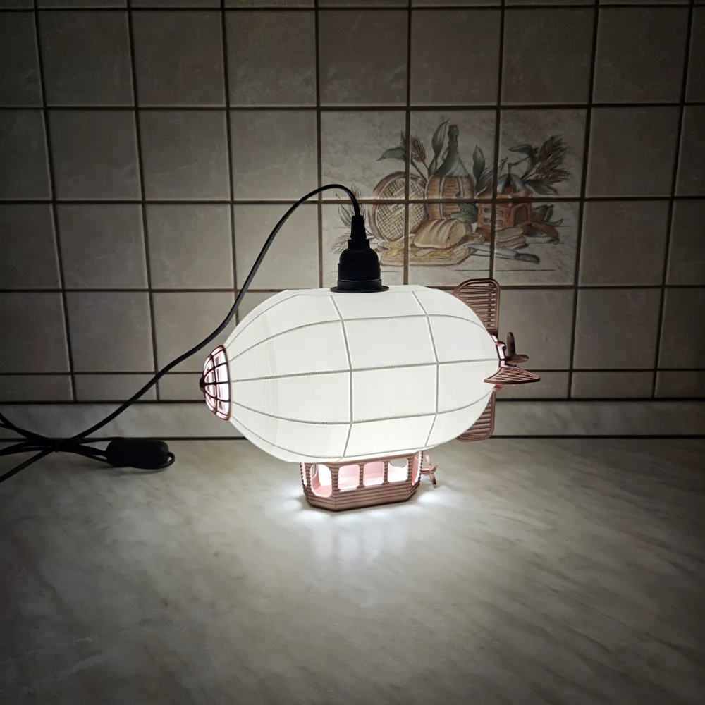 Pantalla de lámpara dirigible - Modelo de impresión 3D gratuito ...