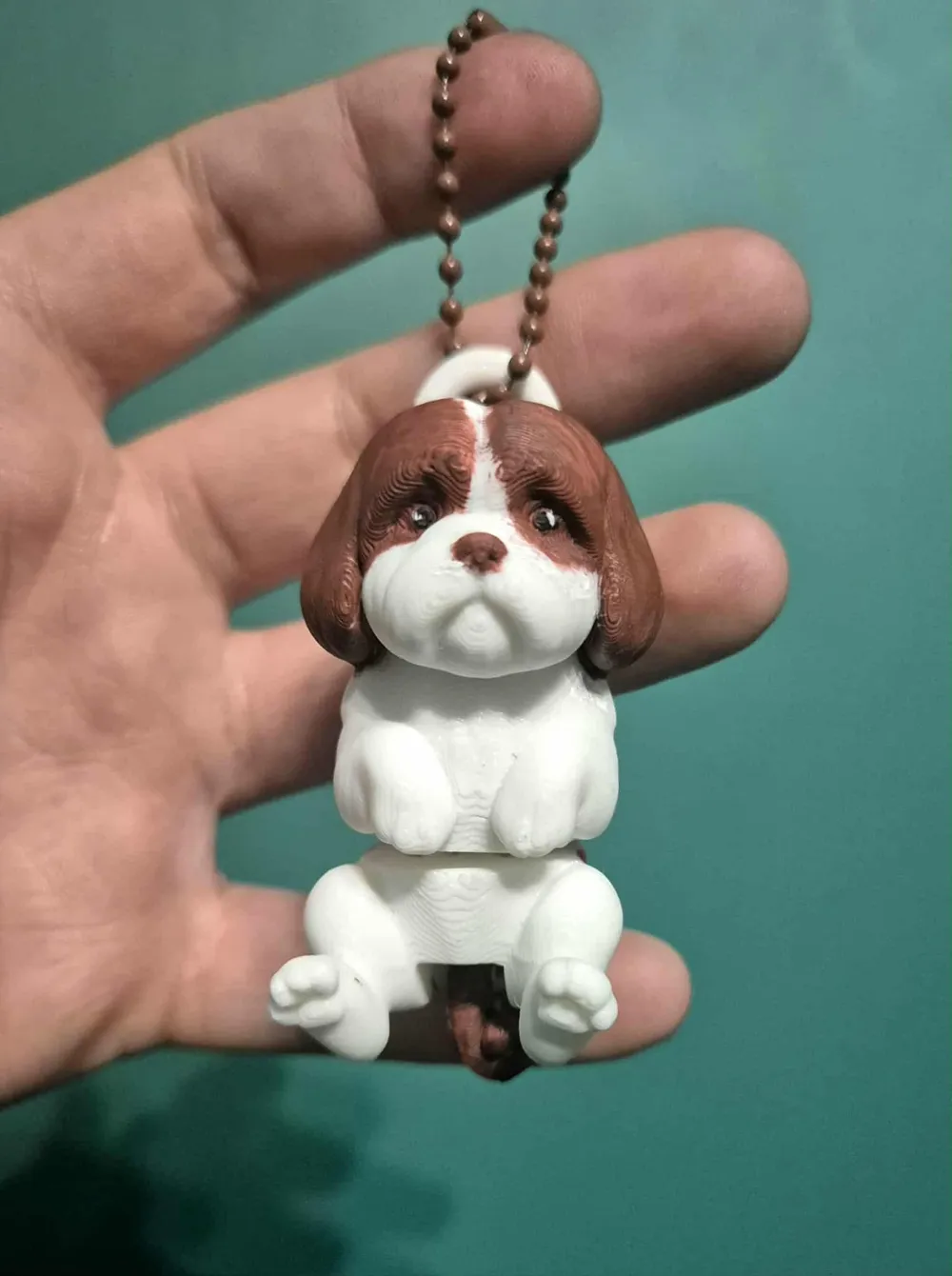 Shih tzu Keychain – Articulated pet friend - Free 3D Print Model ...