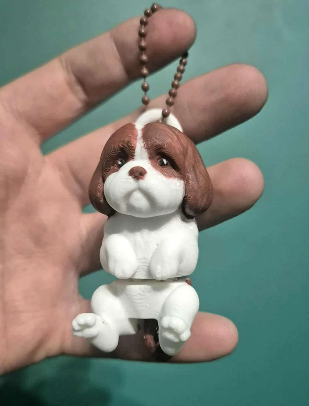 Shih tzu Keychain – Articulated pet friend - Free 3D Print Model ...