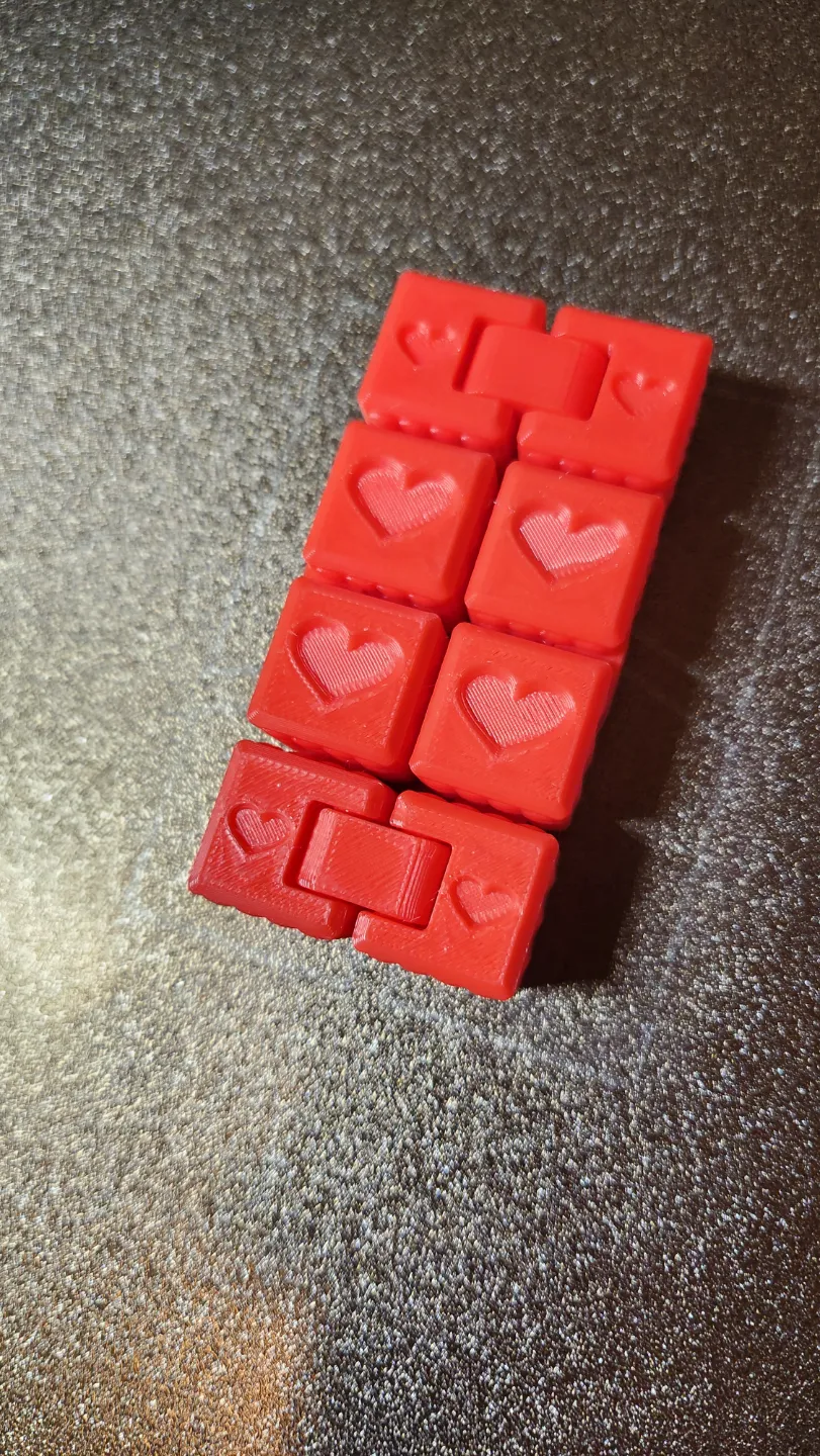 Heart Infinity Cube - Free 3D Print Model - MakerWorld