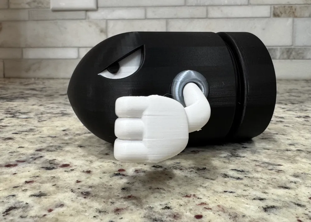 Nintendo Mario Brothers Bullet Bill by MI3dPrint - MakerWorld