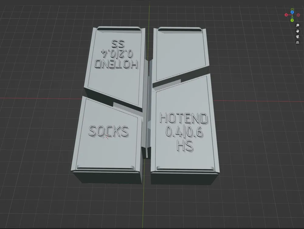 A1 Mega box for Hotend, sock, buildplate (A1 mini mega set) by RIK ...
