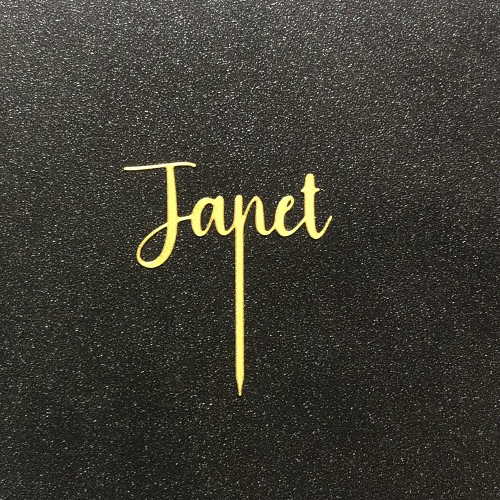 Janet cake topper - Free 3D Print Model - MakerWorld