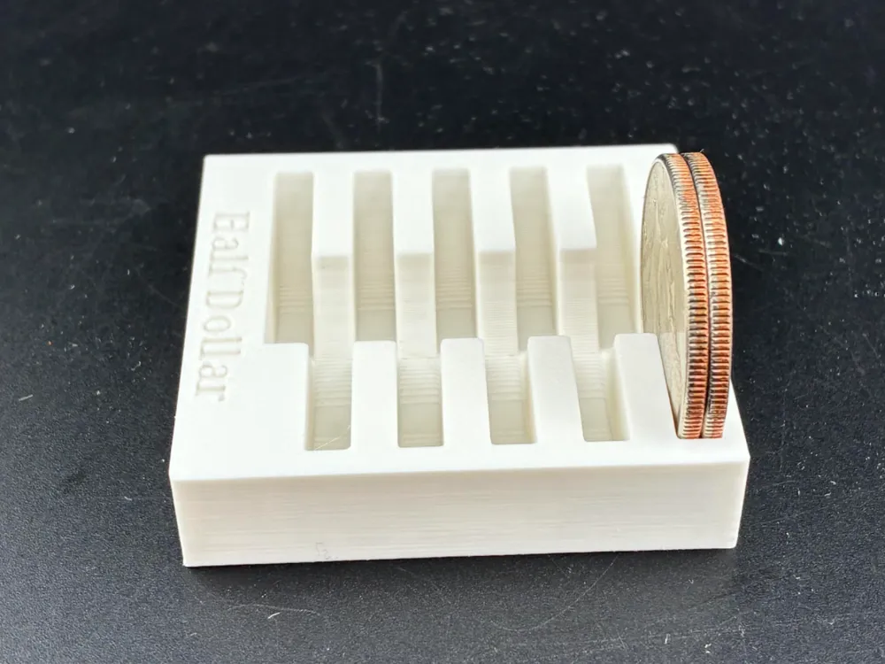 USD $ Half Dollar Coin Trays - Free 3D Print Model - MakerWorld