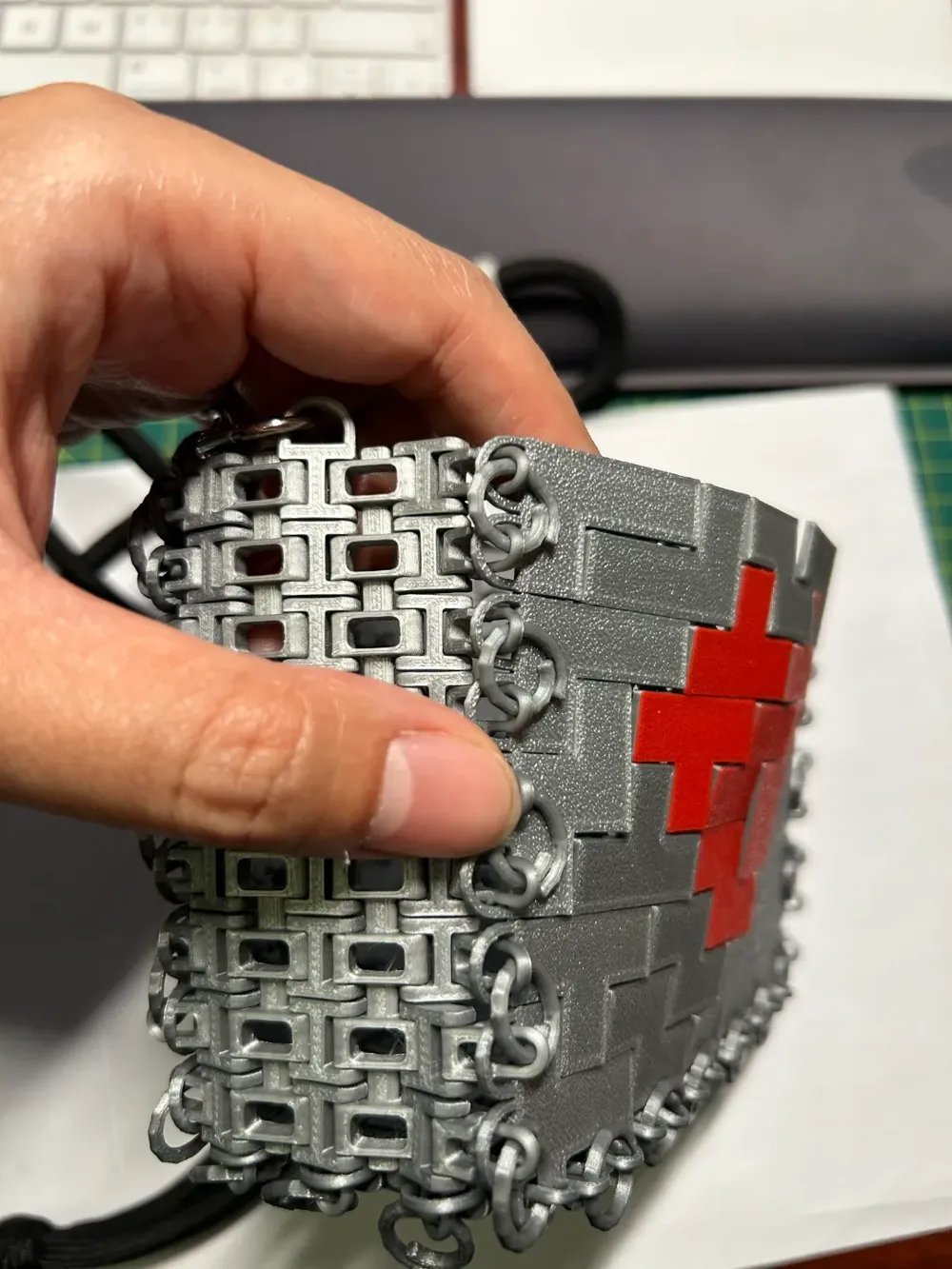 Russian cube bag, heart-shaped, travel/play house small bag, color ...