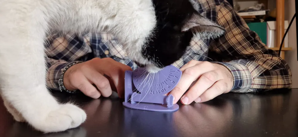 Equatorial sundial kit card by Piergi MakerWorld: Download Free 3D Models