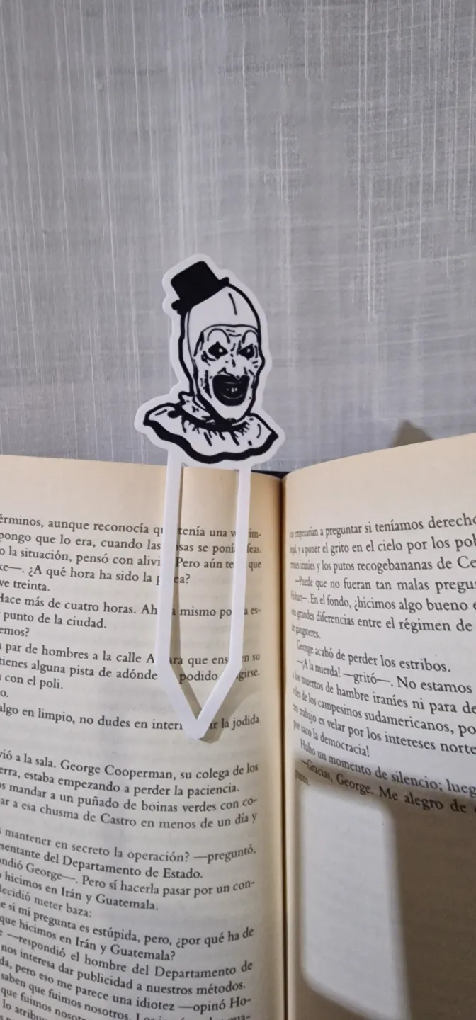 Terrifier bookmark Terrifier Bookmark by darvil66 MakerWorld: Download ...