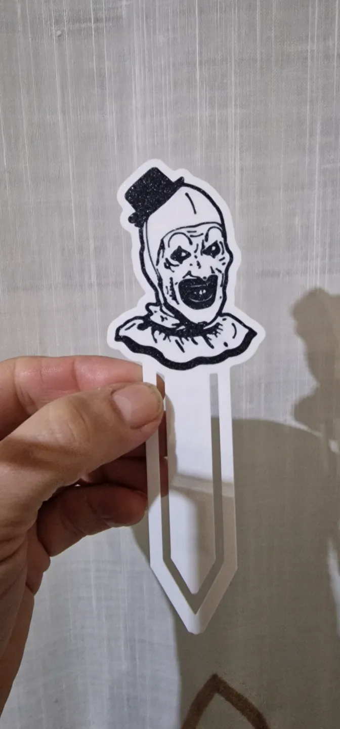 Terrifier bookmark Terrifier Bookmark by darvil66 MakerWorld: Download ...