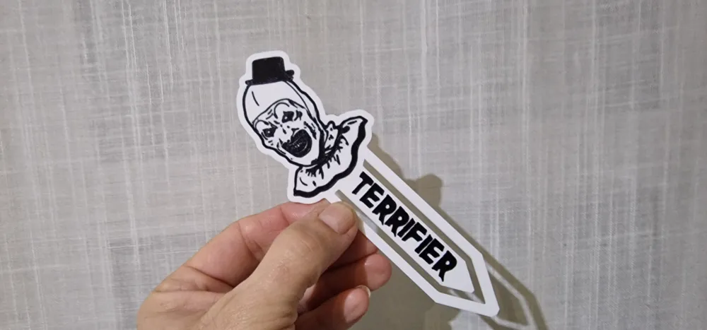 Terrifier bookmark Terrifier Bookmark by darvil66 - MakerWorld