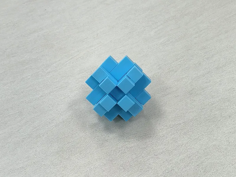 《Luban lock series》tic-tac-lock 鲁班锁系列井字锁 by DA3D - MakerWorld