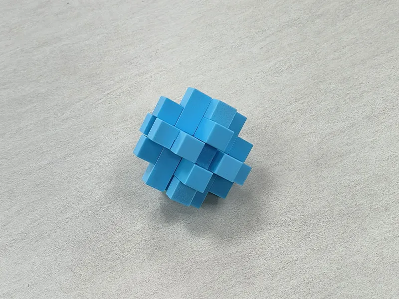 《Luban lock series》tic-tac-lock 鲁班锁系列井字锁 by DA3D - MakerWorld