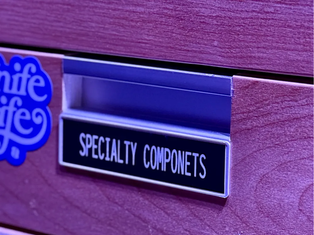 Drawer Label Plaque by Solo - MakerWorld