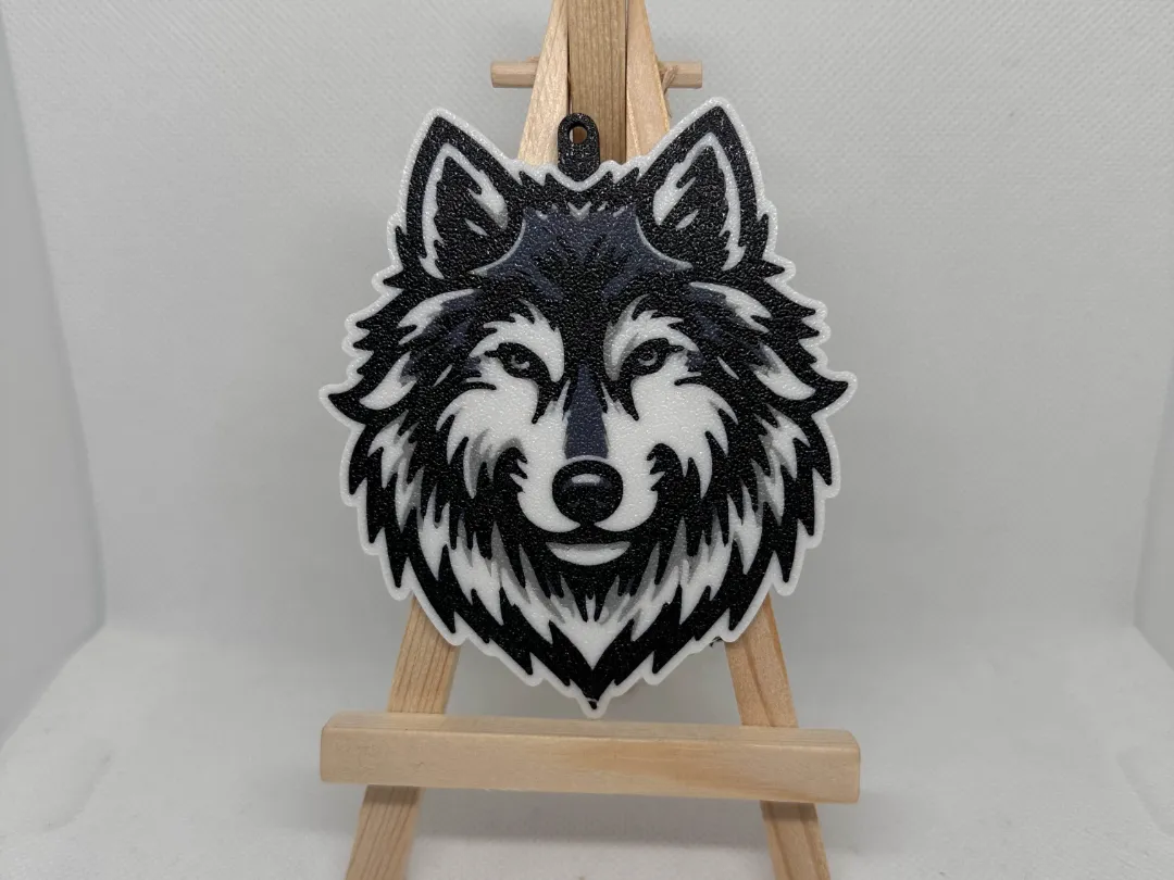 Wolf Keychain - Free 3D Print Model - MakerWorld