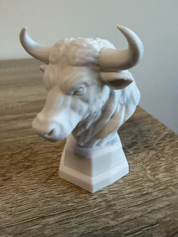 Bull statue - Free 3D Print Model - MakerWorld