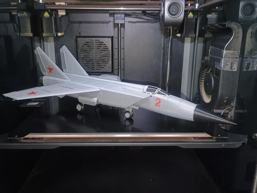 MIG-25 FOXBAT - Detailed 3D Model - Free 3D Print Model - MakerWorld