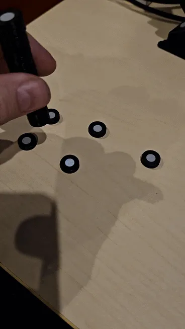 3D Scan dots, reflective marker for 5x1.8mm magnet - Free 3D Print ...