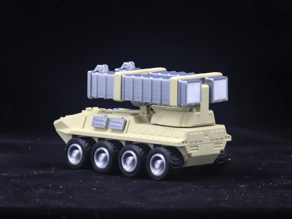 B-002 Anti-ship Missile Vehicle (Articulated) - Free 3D Print Model ...