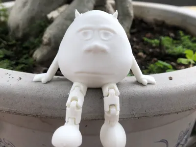 Mike Wazowski meme 2 eyes articulated by Katomik MakerWorld: Download ...