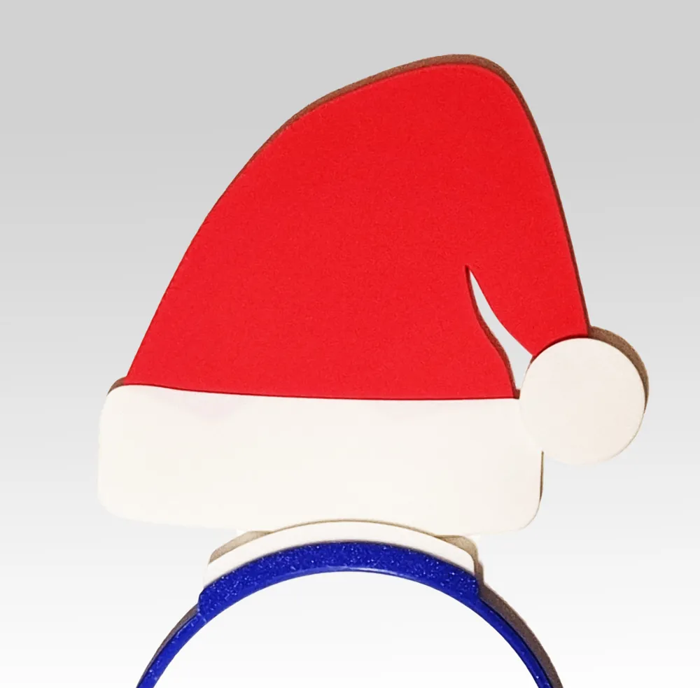 Christmas Festive Santa Hat Headband Module by Redwings - MakerWorld