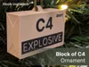 C4 Plastic Explosive Replica Christmas Ornament by Rexi Labs - MakerWorld