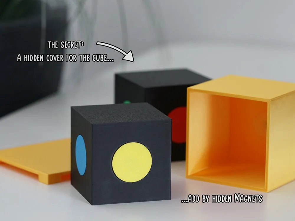 Color Changing Cube Illusion (Magic Trick) by Fr33lab MakerWorld ...