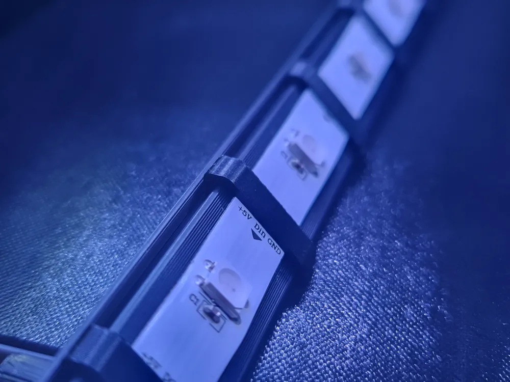 Improved LED Strip Holder for AMS Slim Riser V3 by Sanja 3D MakerWorld ...