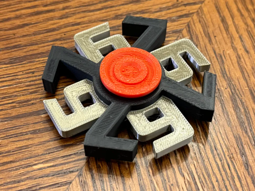 EPIC 67 Fidget Spinner w/ Built-In Bearing - Free 3D Print Model ...